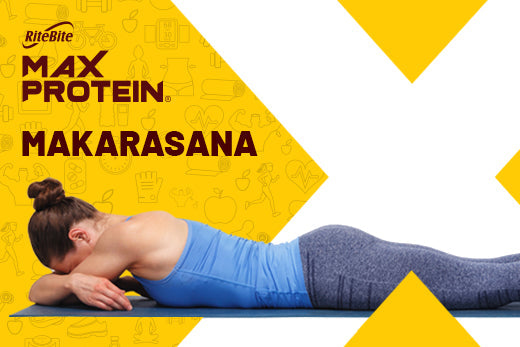 Makarasana (Crocodile Pose) - Steps & Benefits of Makarasana | RiteBite ...