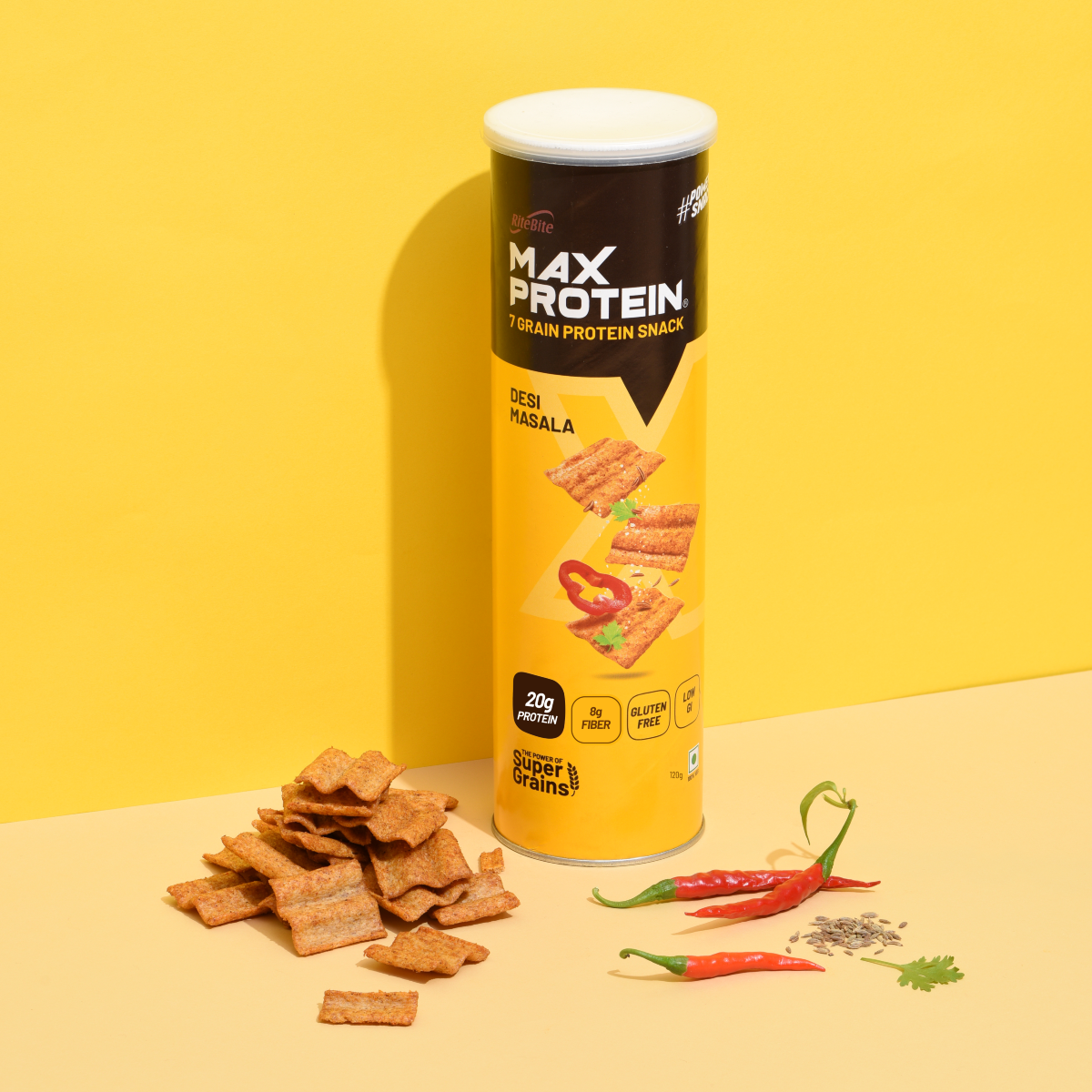 Desi Masala Chips by Max Protein | Buy Desi Masala Chips Online ...